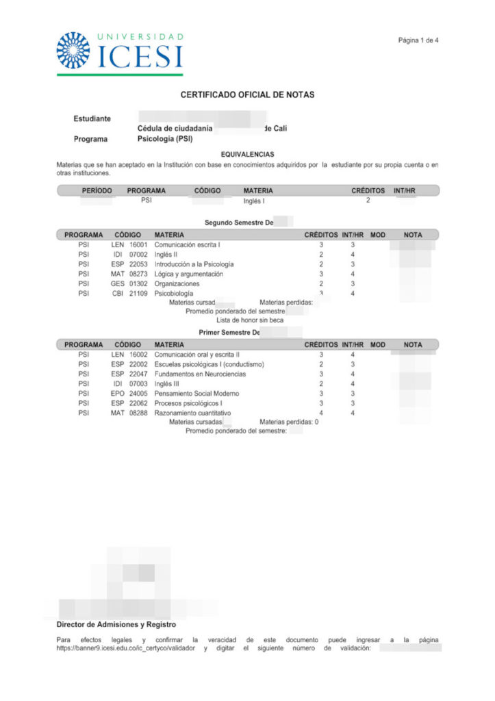 Traducción Jurada de Títulos y Certificados Universitarios